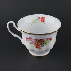 GANZ | Dining | Vtg Flower Of The Month Tea Cup Saucer Set | Poshmark